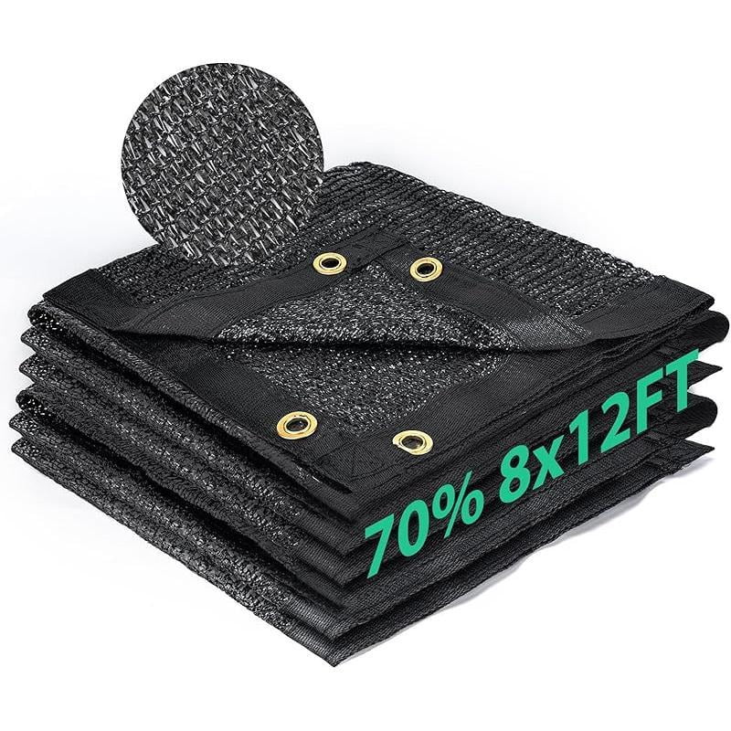 70% Shade Cloth, Resistant Sun Shade Net 6.5x10FT Mesh Tarp with HDPE ...