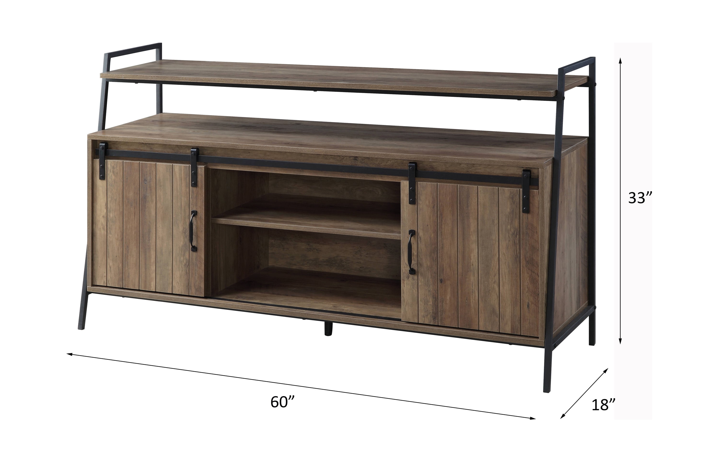 70" TV Stand – Dark Gray Media Console - Walmart.com