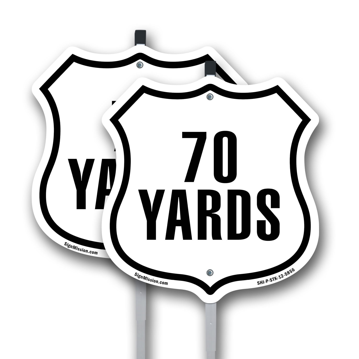 70 Yards Golf Course Running Race 5k Marathon Distance Marker (2 Pack ...