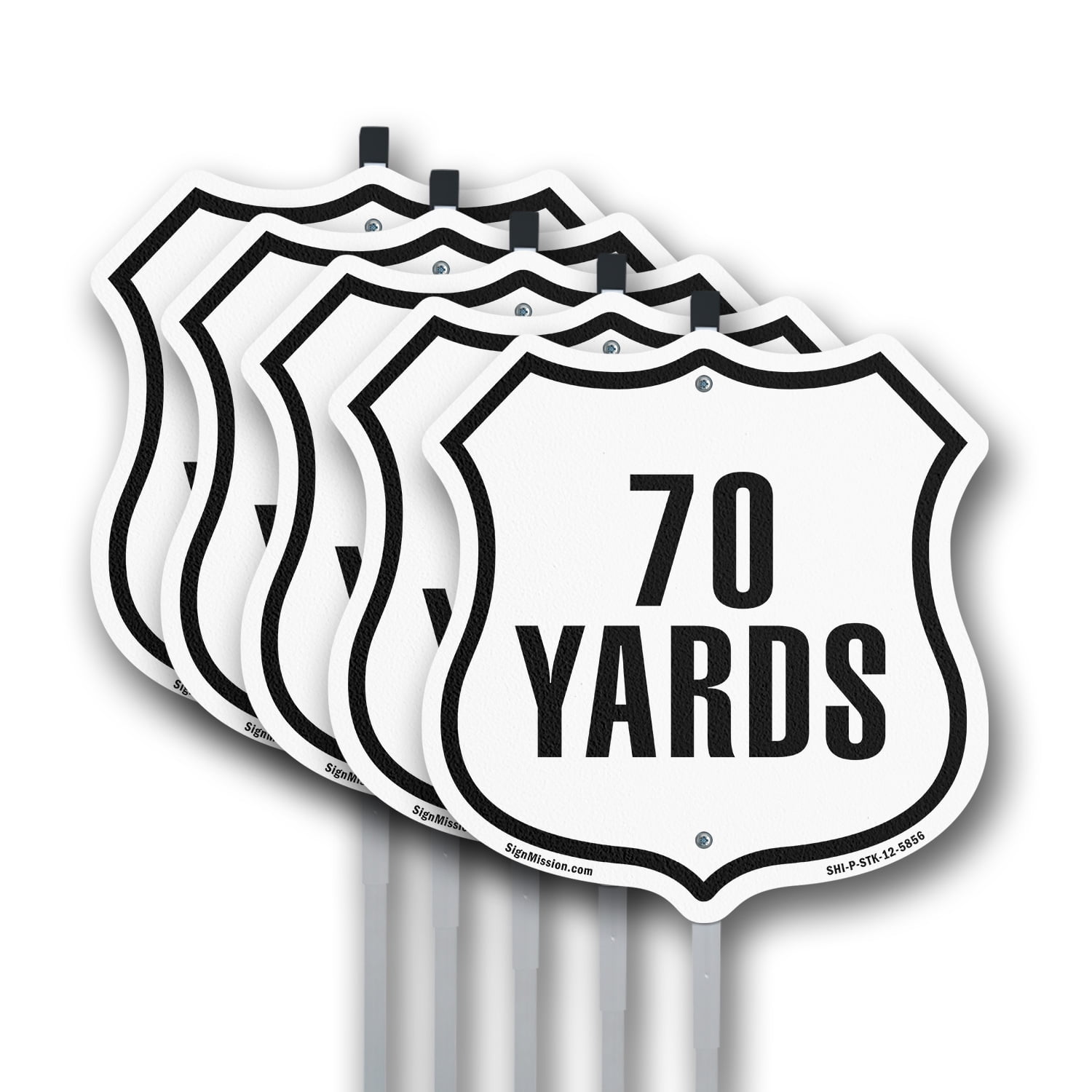70 Yards Golf Course Running Race 5k Marathon Distance Marker (5 Pack ...