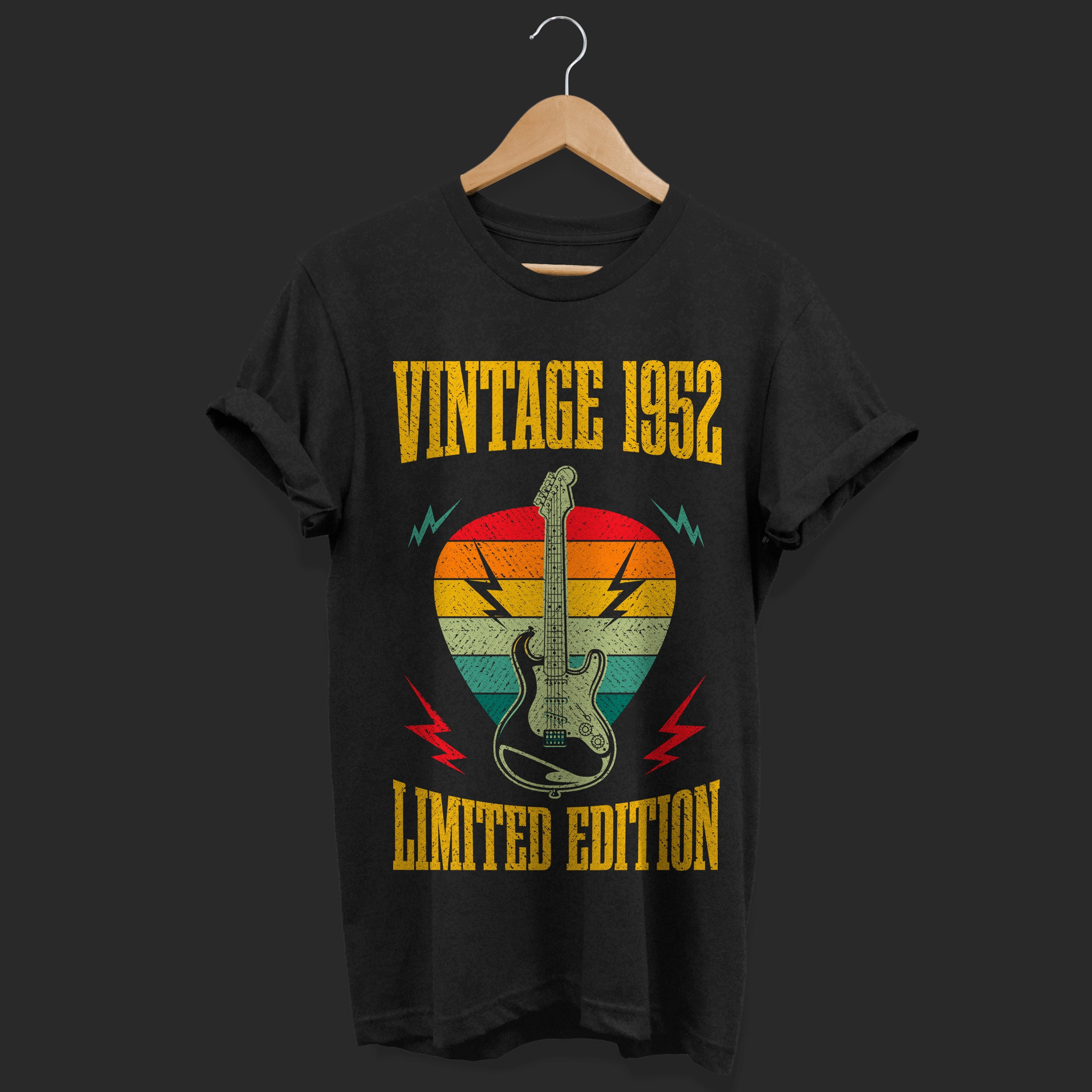 70 Year Old Gifts Vintage 1952 Limited Edition 70th Birthday Guitars ...