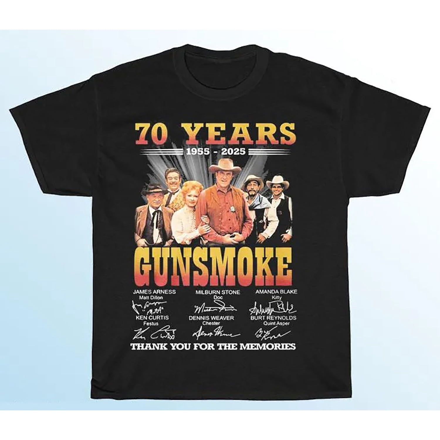 70 Years Gunsmoke Thank You For The Memories Anniversary 1955 2025 Men ...