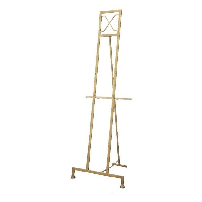 70 in. Gold Iron Frame Free Standing Easel Stand, Gold - Walmart.com