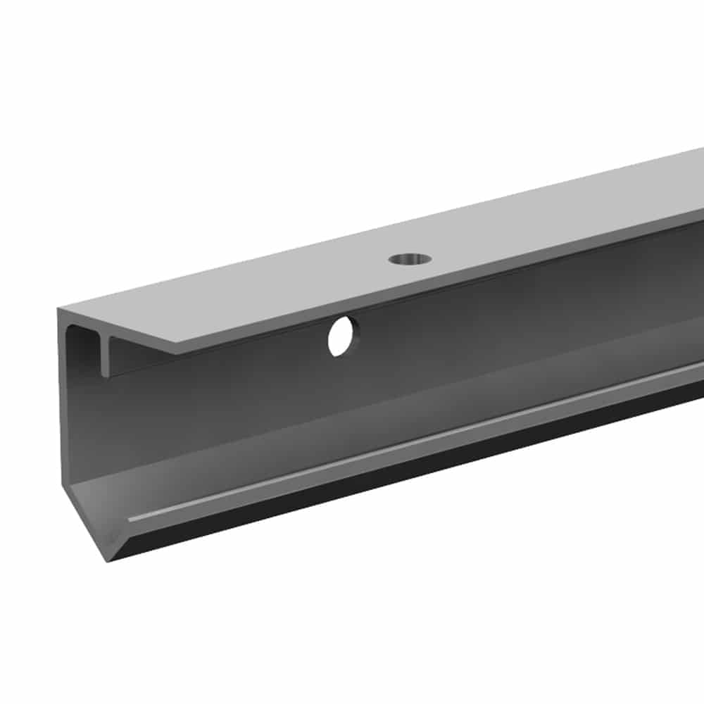 70-inch Aluminum Sliding Door Track for SLID'UP 120, 180 - Ceiling or ...