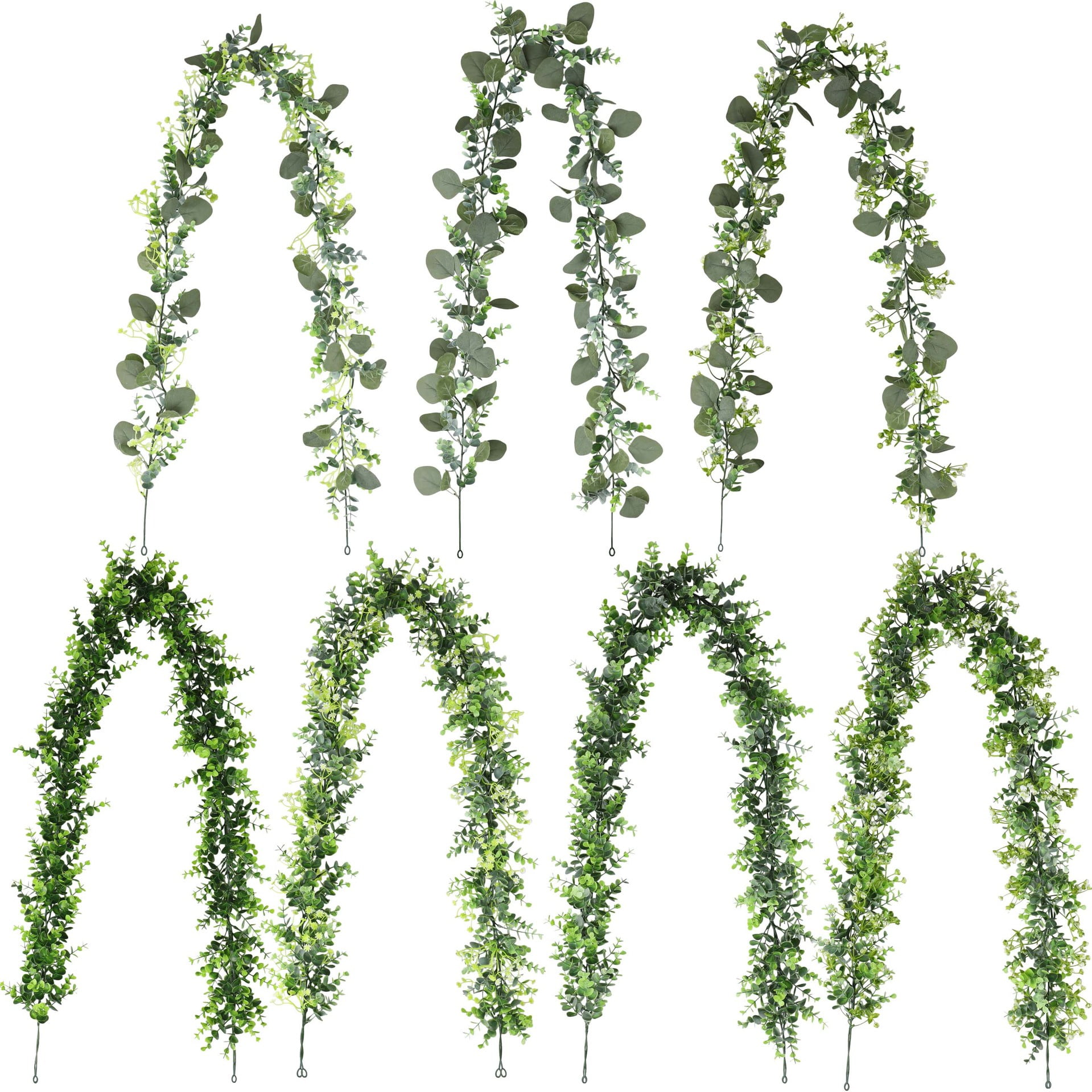 70 inches Fake Vines for Room Decor Artificial Ivy Garland with Clip ...