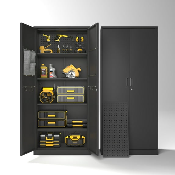 70 inches, modern kitchen storage cabinet, metal storage locker, which ...