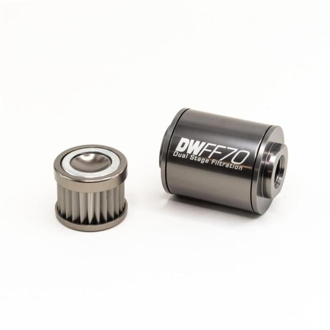 70 mm Stainless Steel 10AN 10 Micron Universal Inline Fuel Filter ...