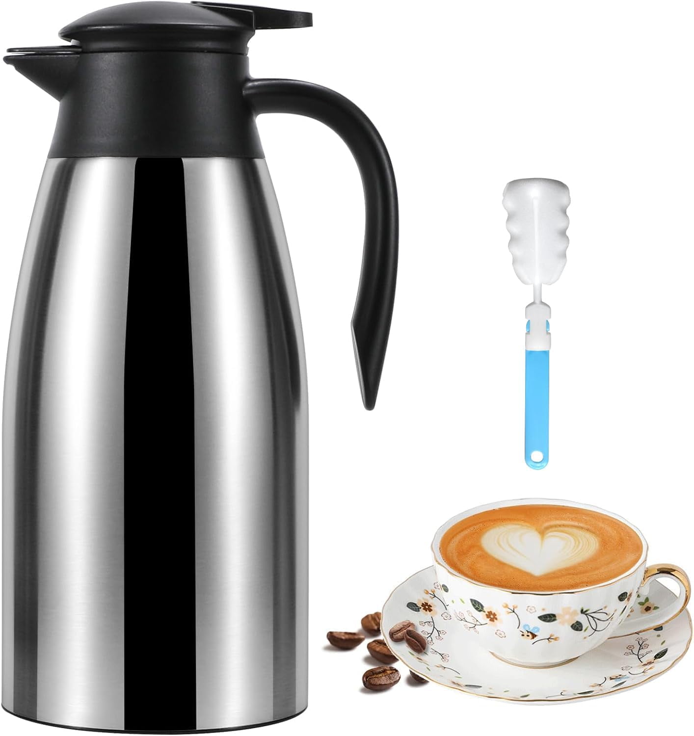 70 oz Thermal Coffee Carafe for keeping hot, Updated Carafe for hot ...