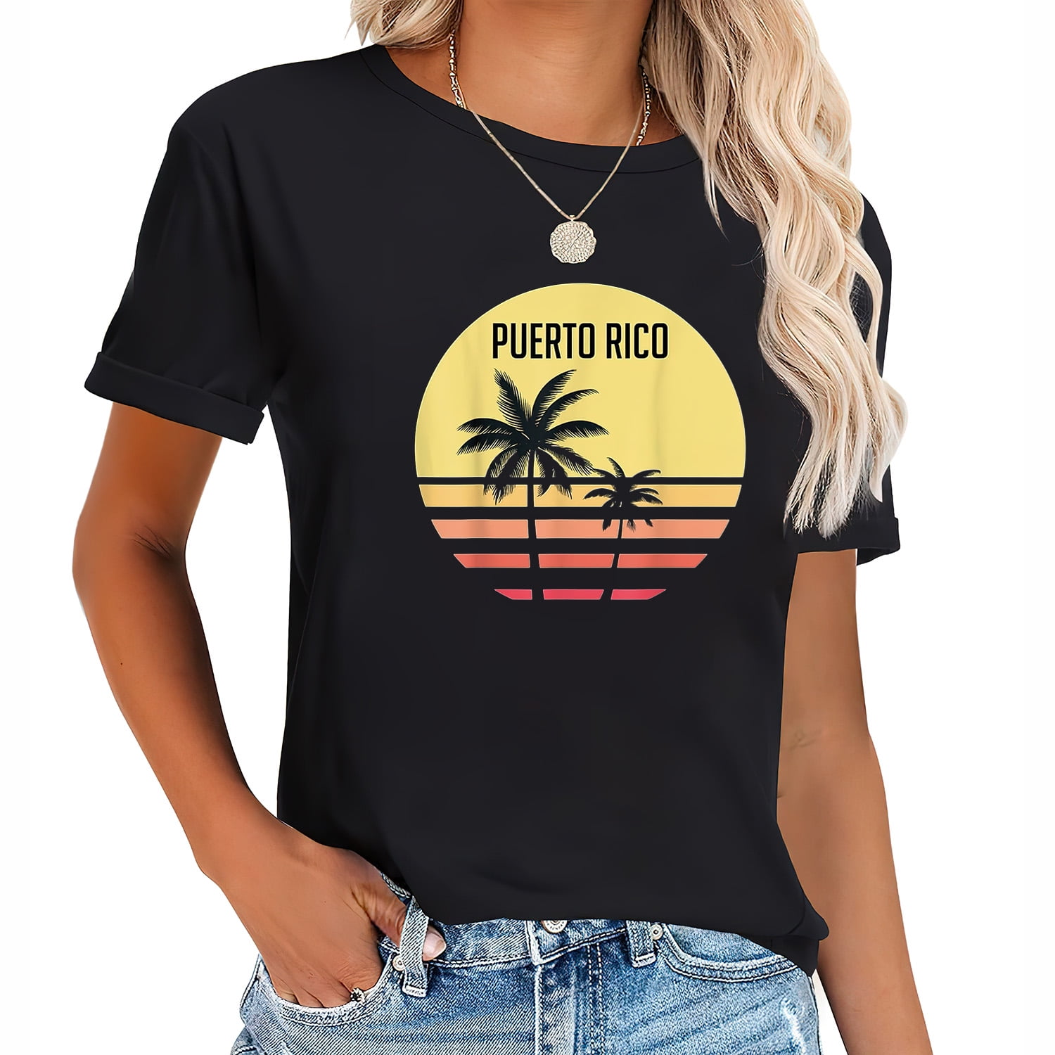 70's 80's Puerto Rico Vintage | North America Fan Womens Tops - Stylish ...