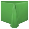 70 x 104-Inch Oval Polyester Linen Tablecloth Kelly Green - Walmart.com