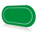 70" x 35" Portable Professional Casino Texas Hold'em Poker Tabletop ...