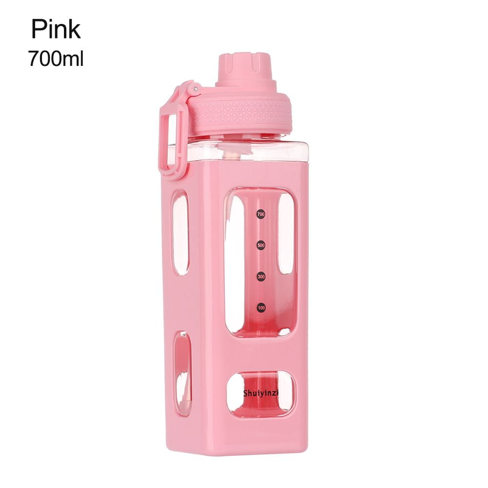 700/900ml Student Portable Sports Boy Girl Plastic Water Bottle Straw ...
