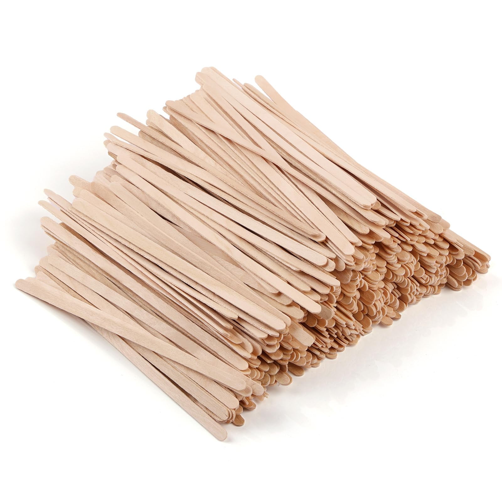700 Disposable Wooden Stir Sticks 5.5", Natural Birch Coffee Tea ...