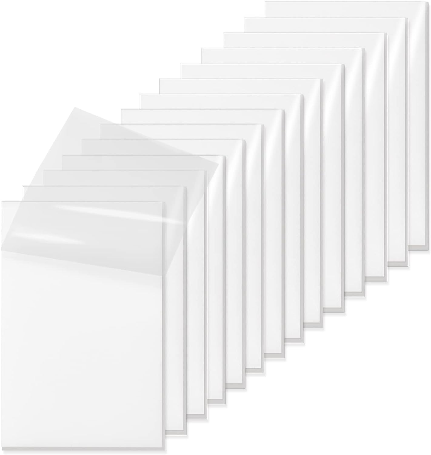 700 Sheets Transparent Sticky 3x2 Inch Notes, Waterproof Translucent ...
