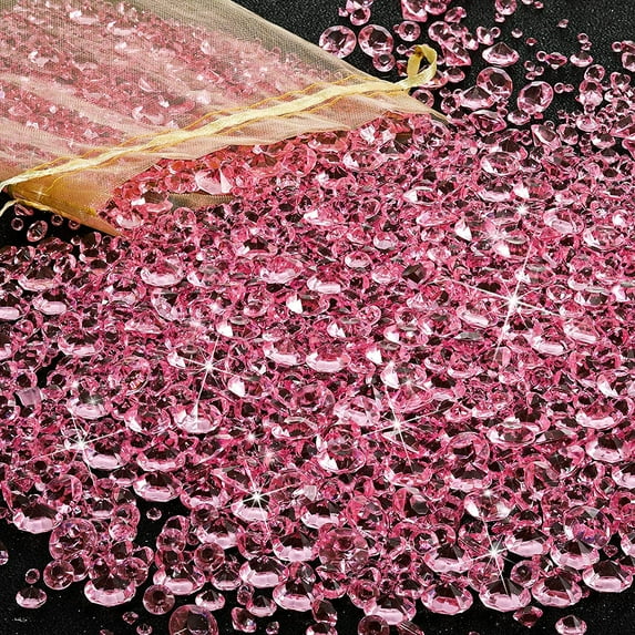 7000 Pieces Diamond Decorations Bling Bling Diamond Vase Filler Acrylic ...