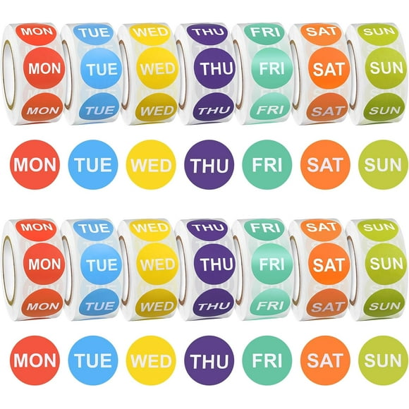 Day Dots Food Labels