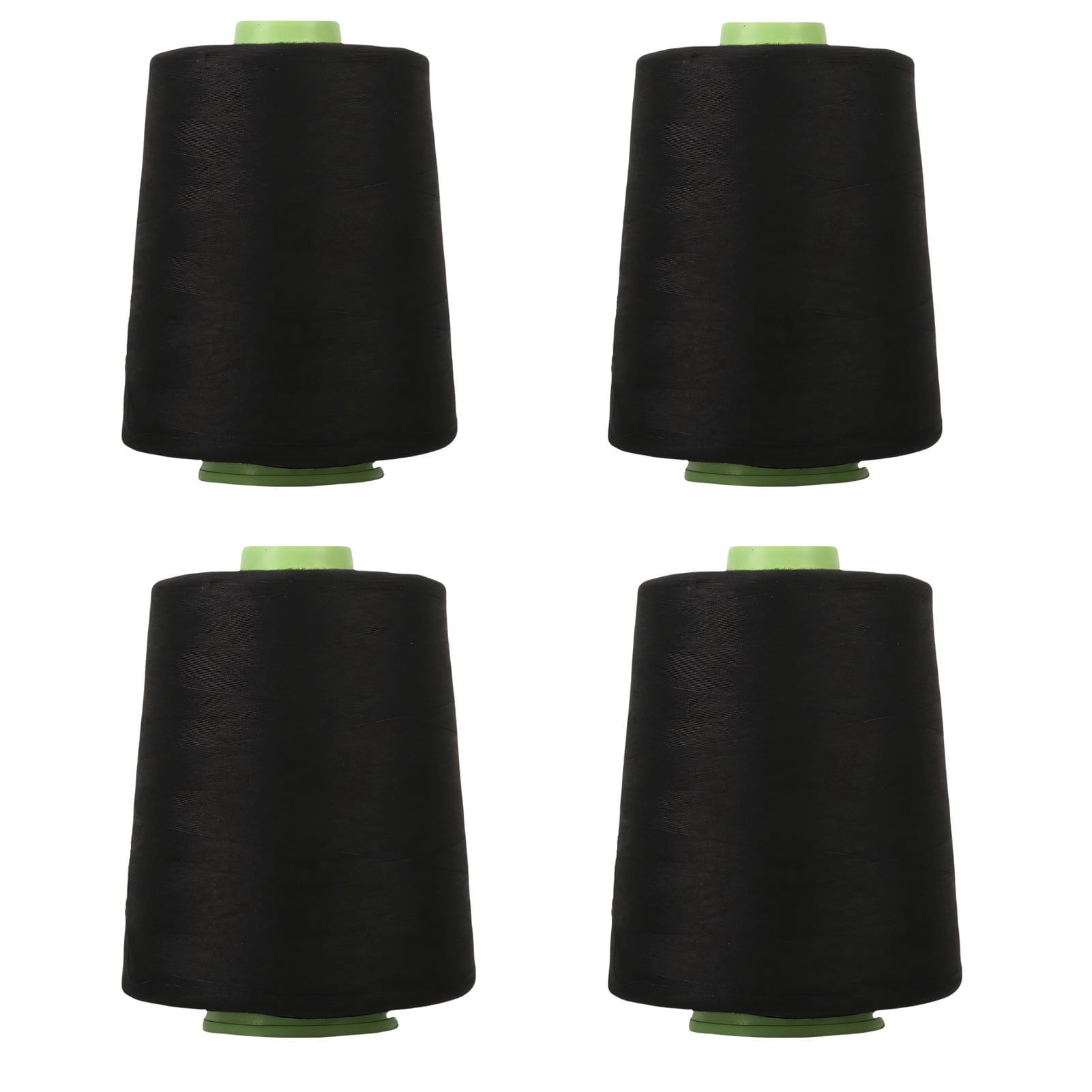 7000 YDs Cones 4 Pack All Purpose Black Sewing Thread for Serger, 40S/2 ...