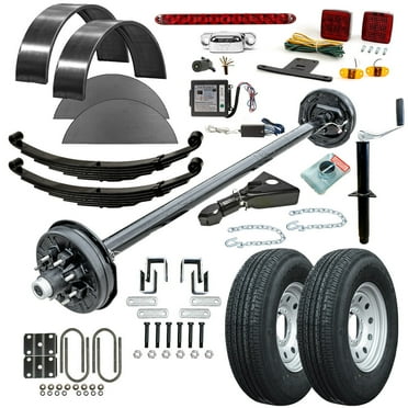 5200 lb TK Tandem Axle Trailer Parts Kit - 10.4K Capacity Light Duty ...