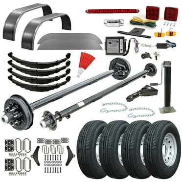 7000 lb TK Tandem Axle Gooseneck Trailer Parts Kit - 14K Capacity Heavy ...