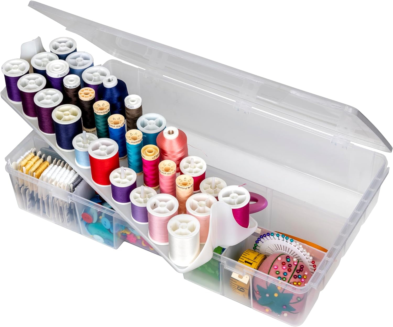 7003AB Sew-Lutions Sewing Supply Storage System with Lift-Out Thread ...