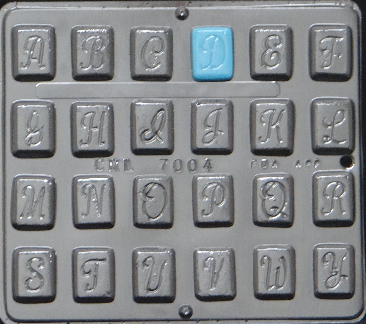 7004 "Alphabet" Chocolate Candy Mold - Walmart.com