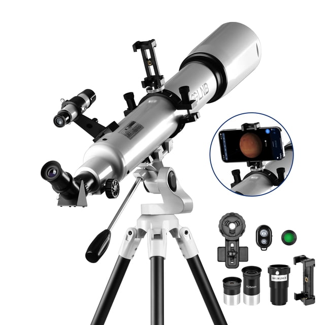 70080 Professional Telescope 80mm FMC Lens 210X Moon Watching with Star ...