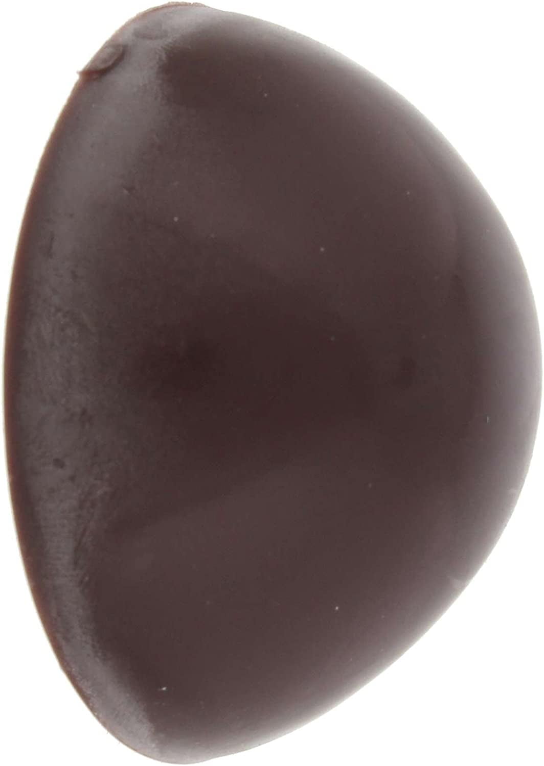 70092 2 Pack Brown Soft Door Stop 2-1/2" Dome Stick On Door Bumper ...