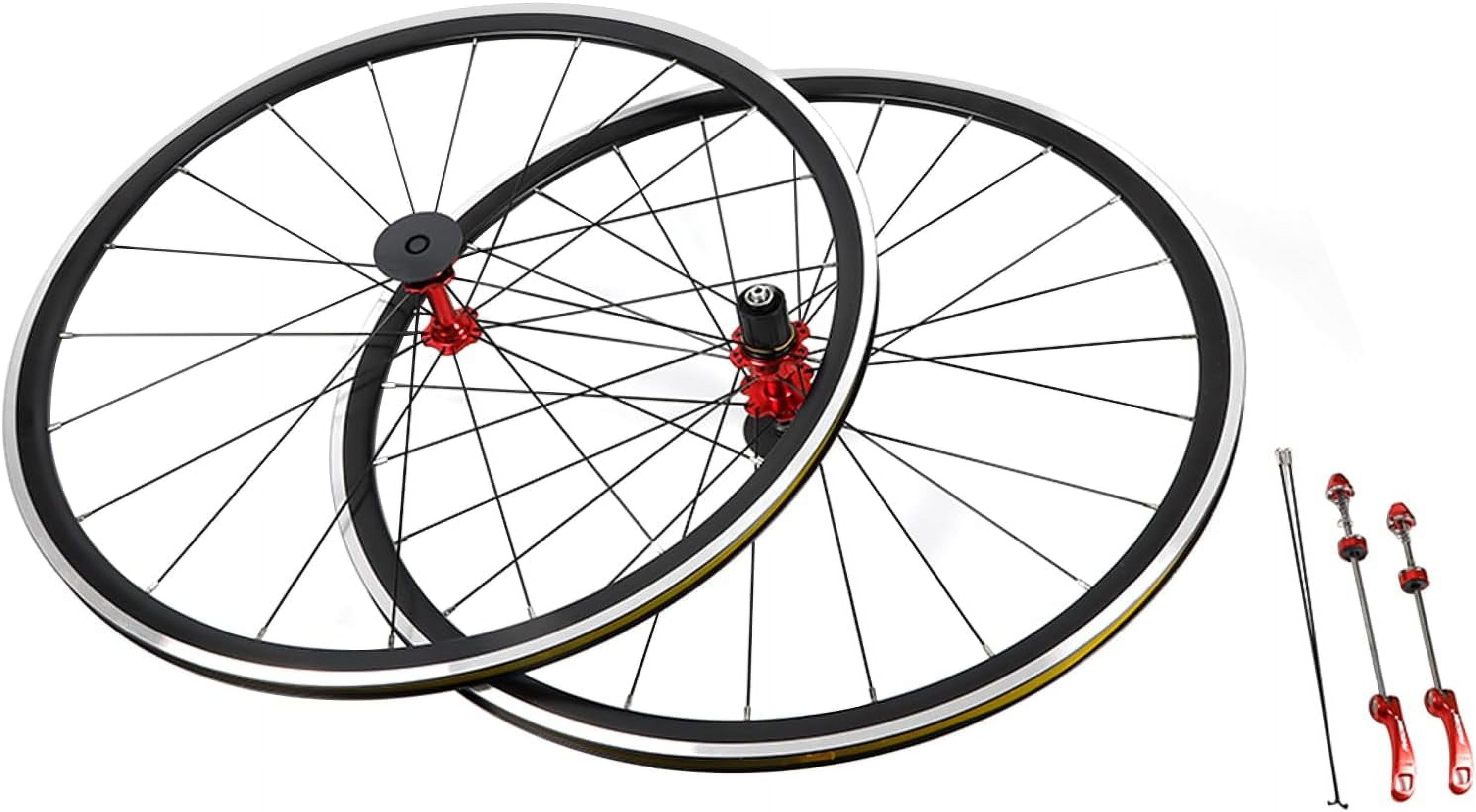 700C Road Bike Wheelset, 661Lbs Load Front&Rear Bicycle Wheel Set ...