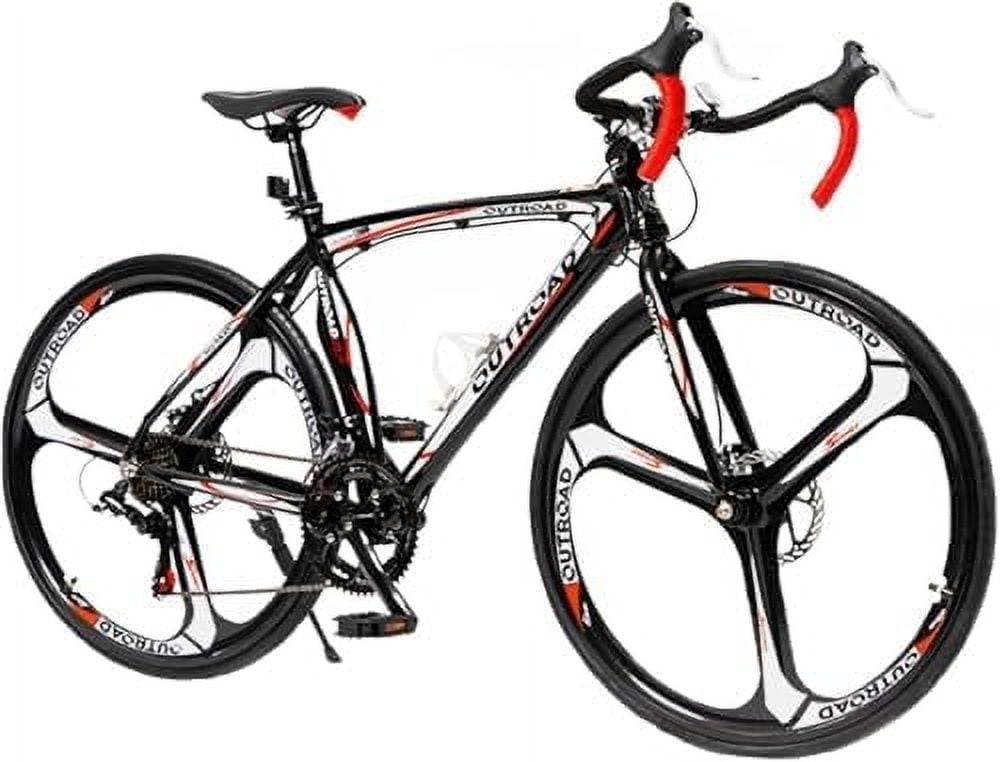 700C Wheel Road Commuter Bike, 14/21 Speed Shifter, Dual Disc Brakes ...