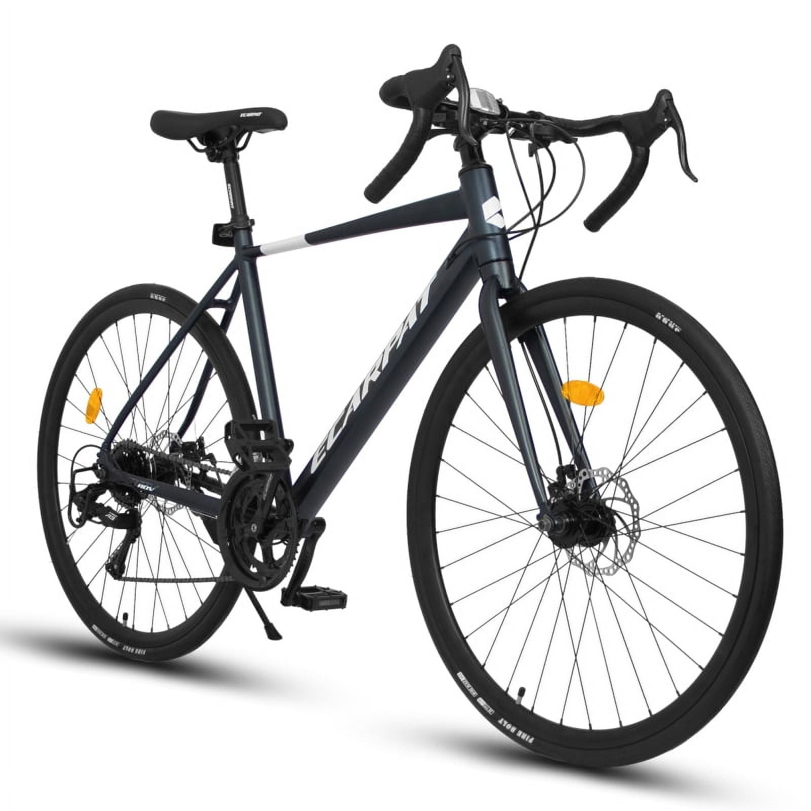 700C x 28 Road Bike, Lightweight Aluminum Frame, 16-Speed with Disc ...