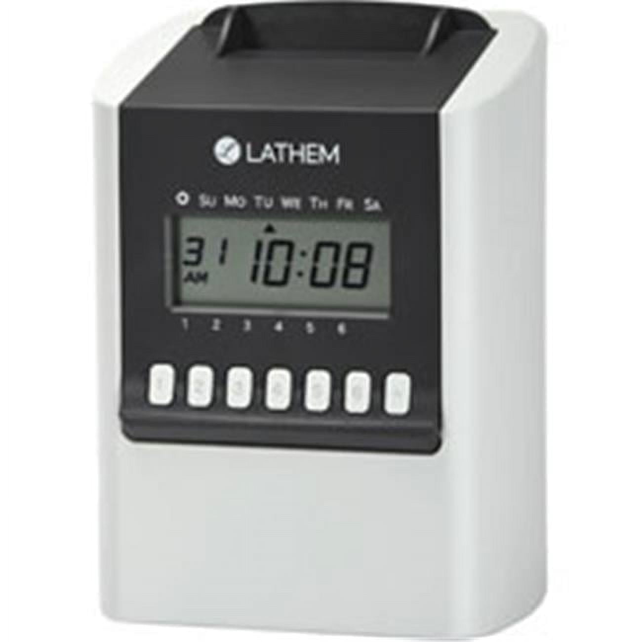 700E Calculating Electronic Time Clock - Gray - Walmart.com