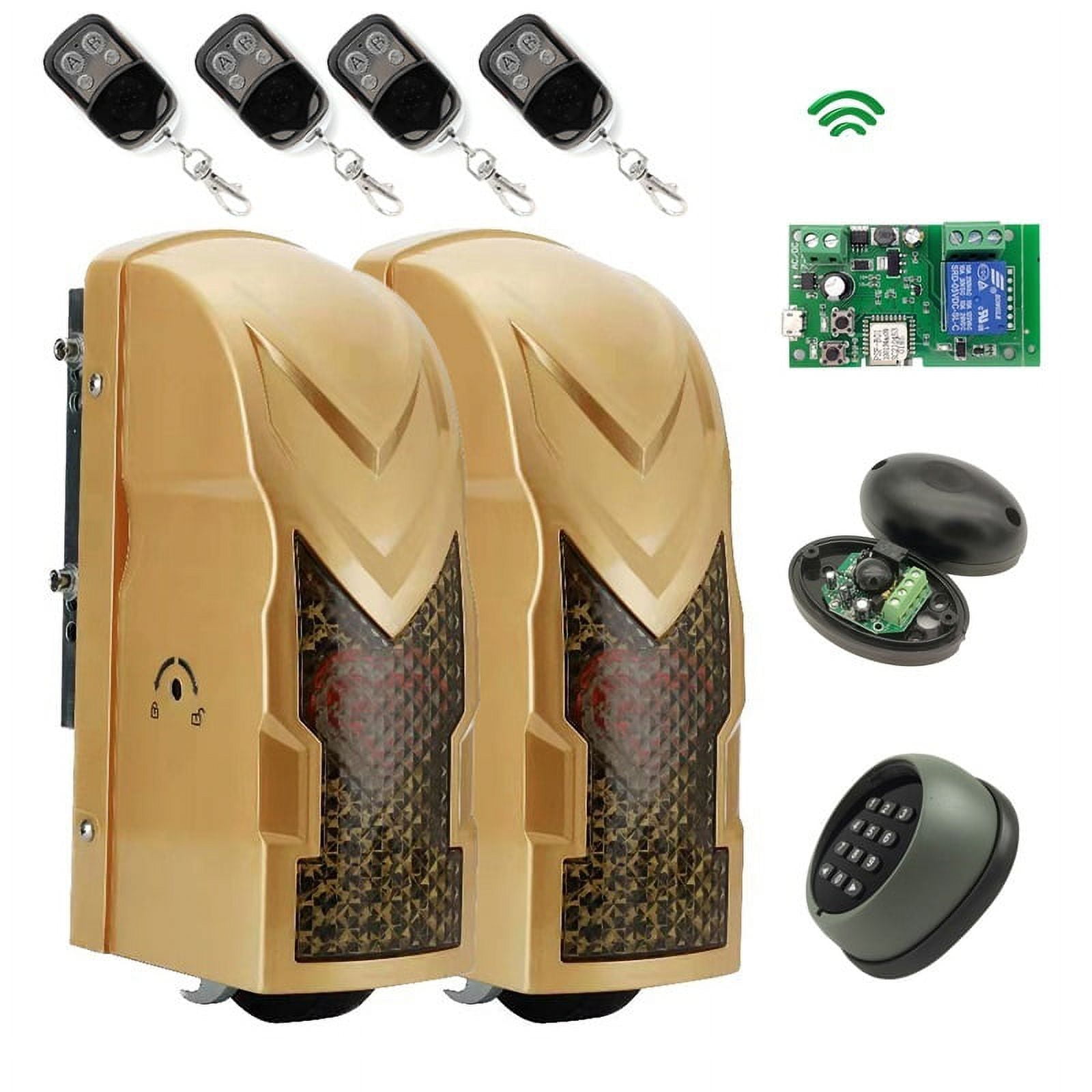 700KG Automatic Double Rolling Wheel Swing Gate Opener With Wireless ...