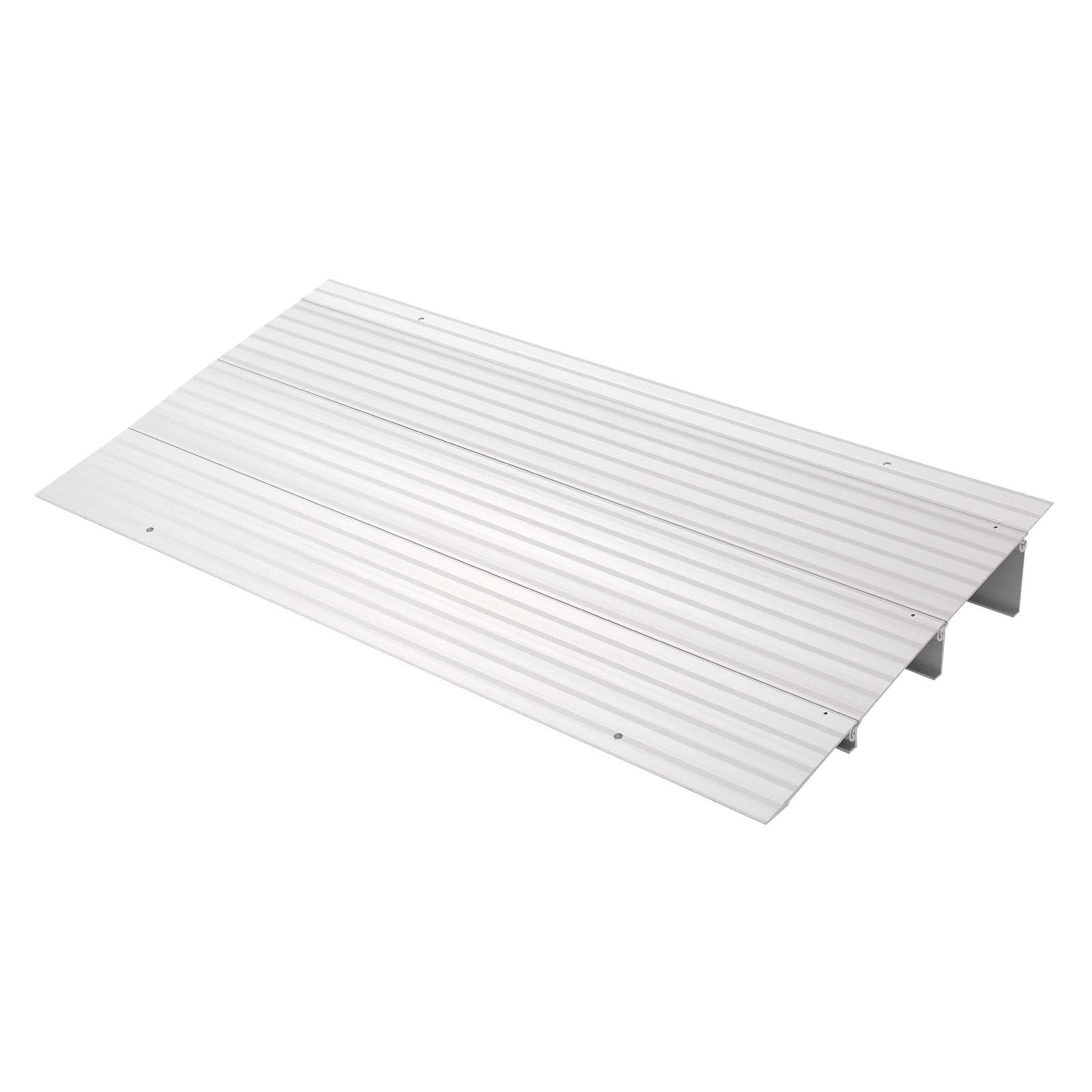 700LBS Weight Capacity Threshold Ramp, 3 Inch Rise Adjustable Aluminum ...