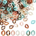 700Pcs 7 Color Acrylic Linking Rings Quick Link Connectors For Jewelry ...