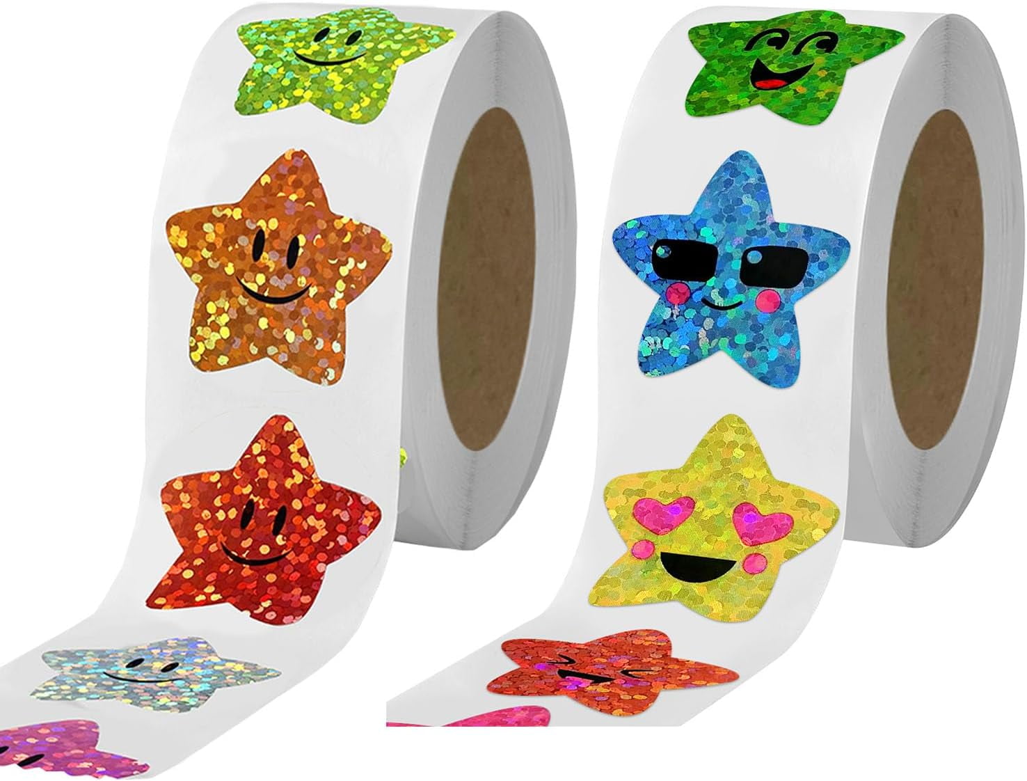 700Pcs Star Stickers and 700Pcs Expression Stickers for Kids Reward ...