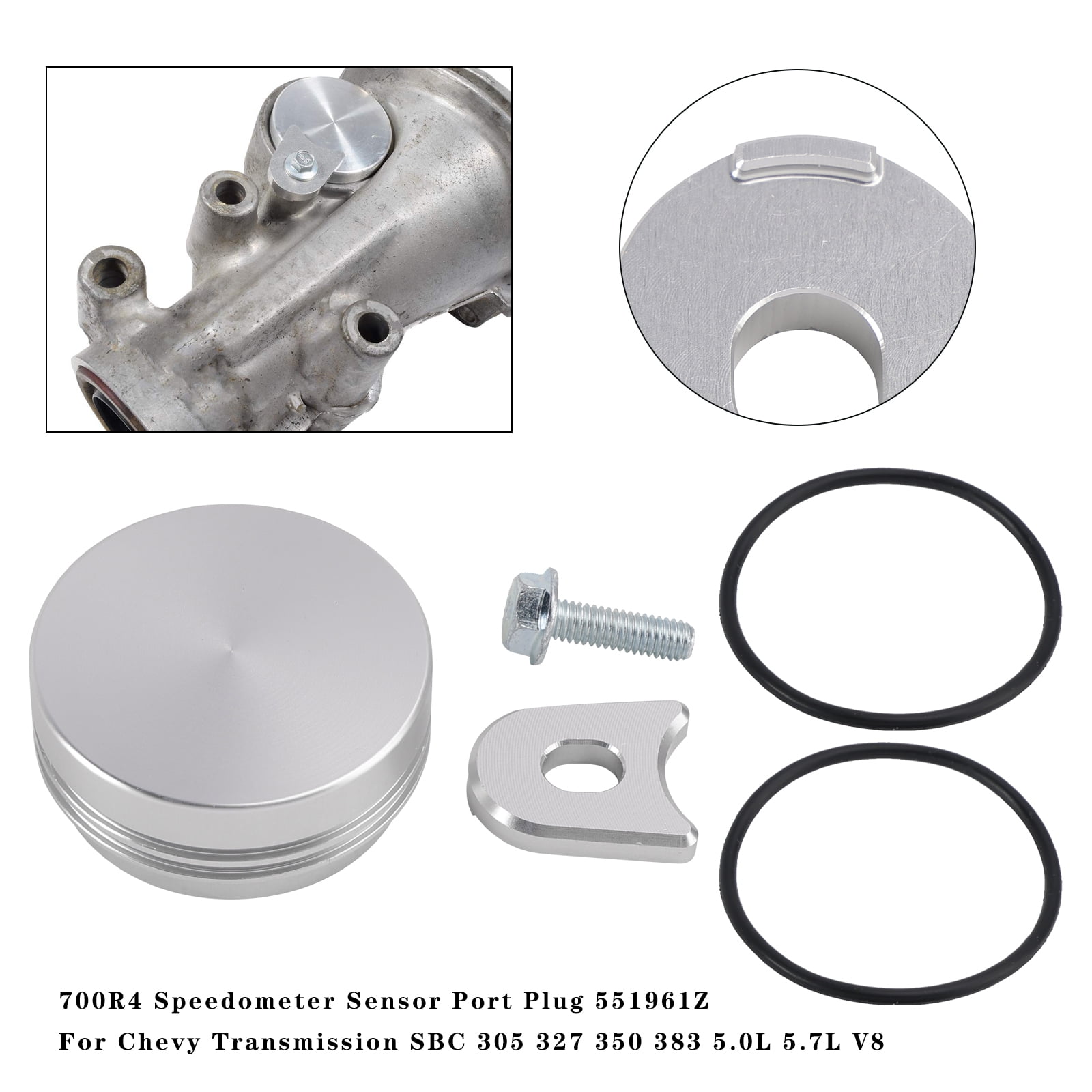 700R4 Speedometer Sensor Port Plug 551961Z For Chevy Transmission SBC ...