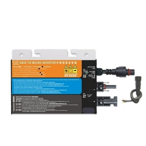 700W/600W/500W/350W/300W/260W Solar PV Grid Tie Micro Inverter Smart ...
