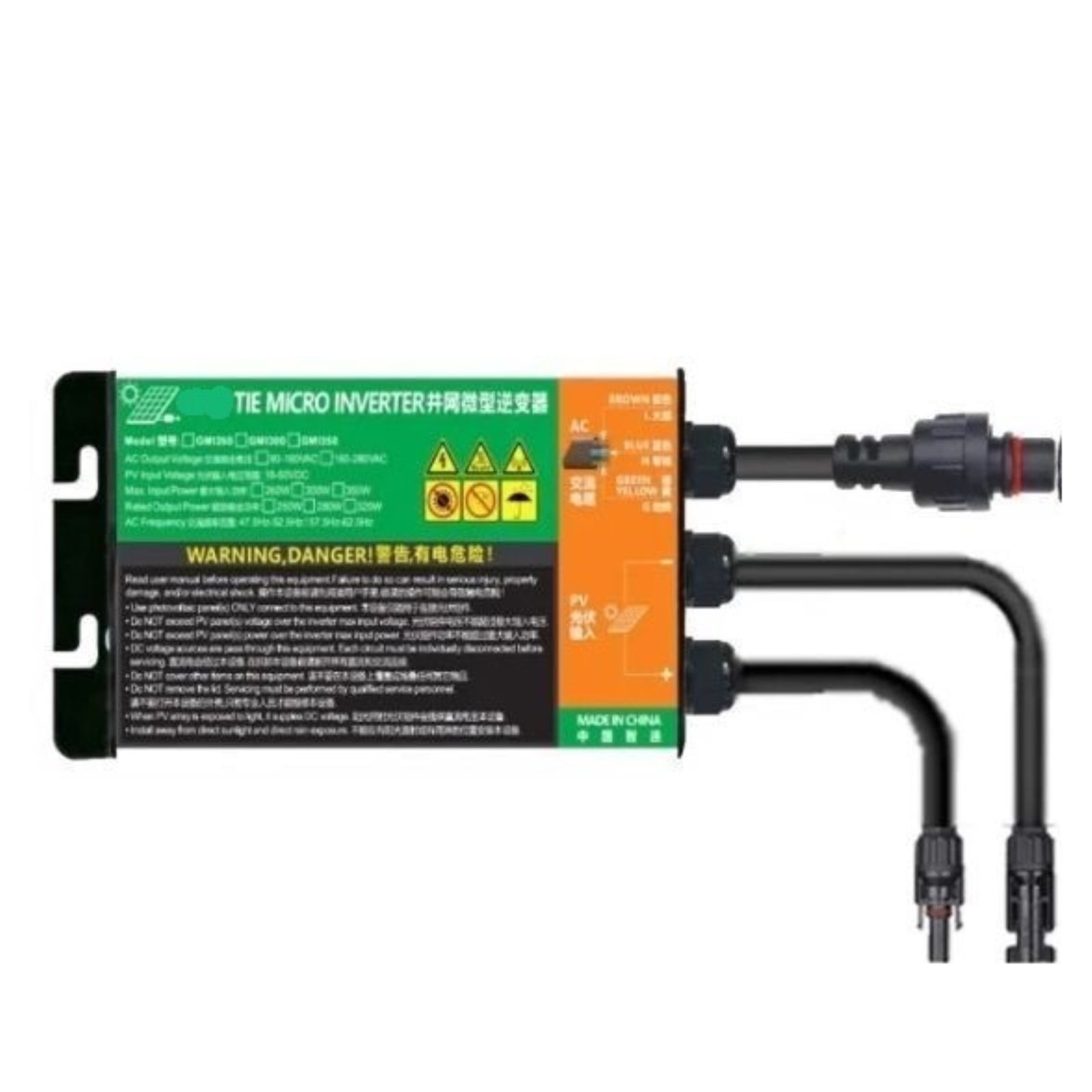 700W 600W 500W Waterproof IP65 Solar P Grid Tie Micro Inerter Smart ...