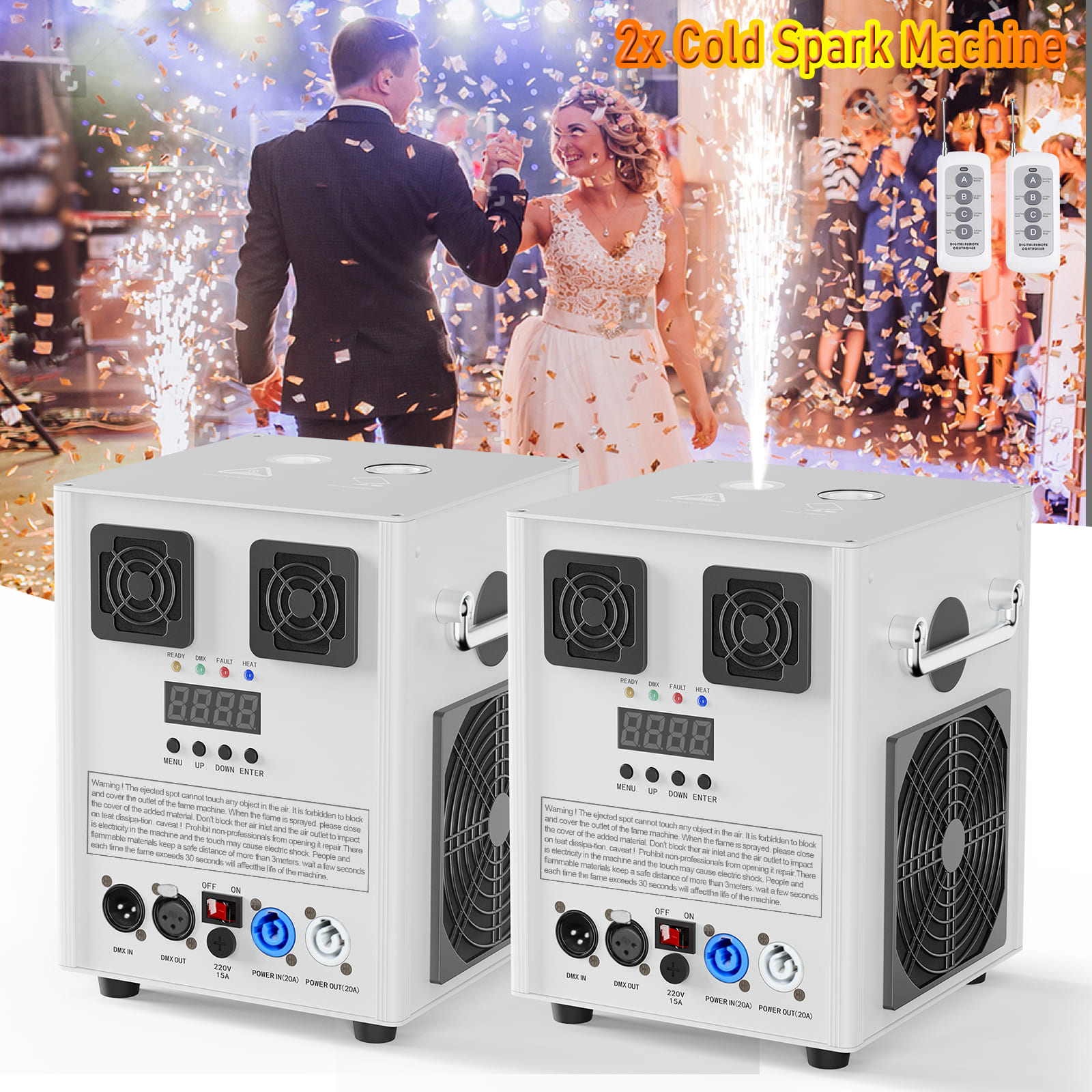 700W Cold Spark Firework Machine DMX512 Stage Equipment Showing Machine ...