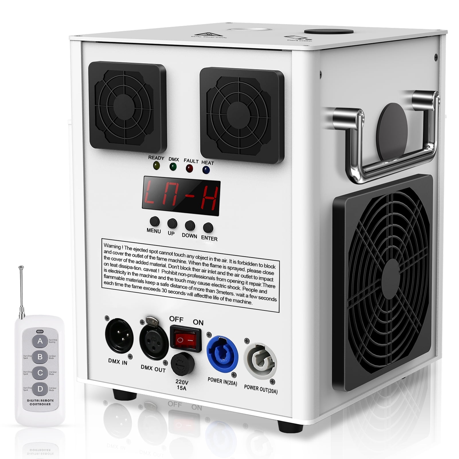 700W Cold Spark Firework Machine, DMX Sparkler Fountain Stage Effect ...