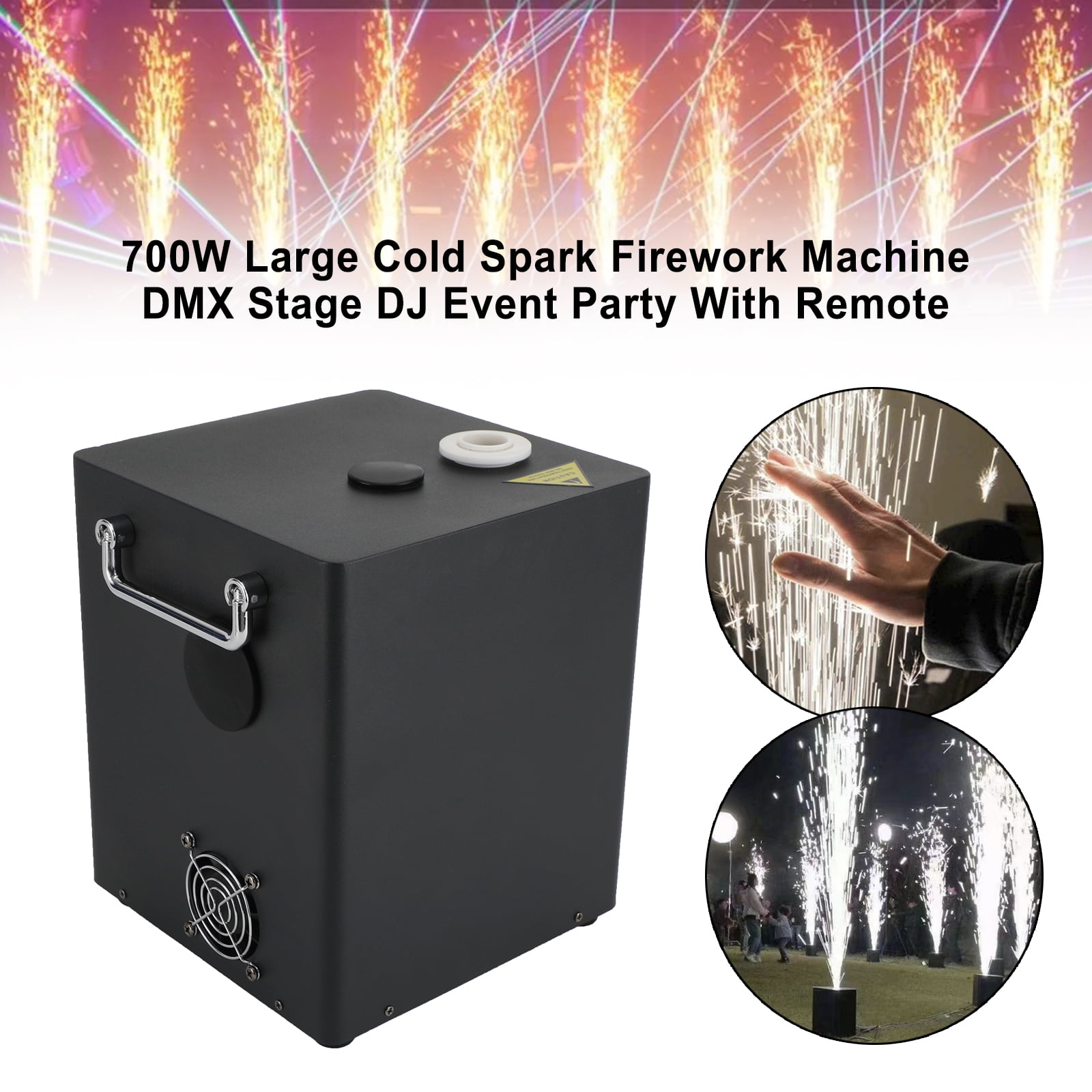 700W Large Cold Spark Firework Machine DMX Stage DJ Event Party With ...