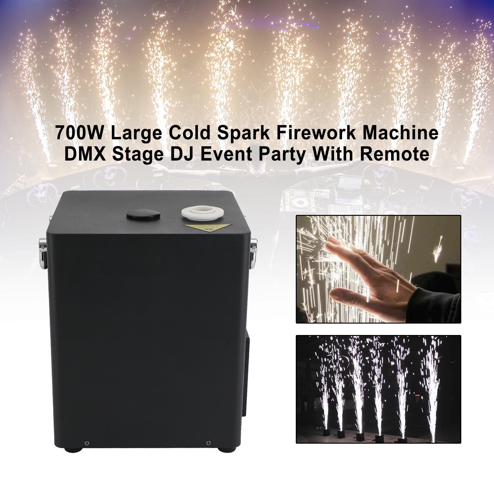 700W Large Cold Spark Firework Machine DMX Stage DJ Event Party With ...