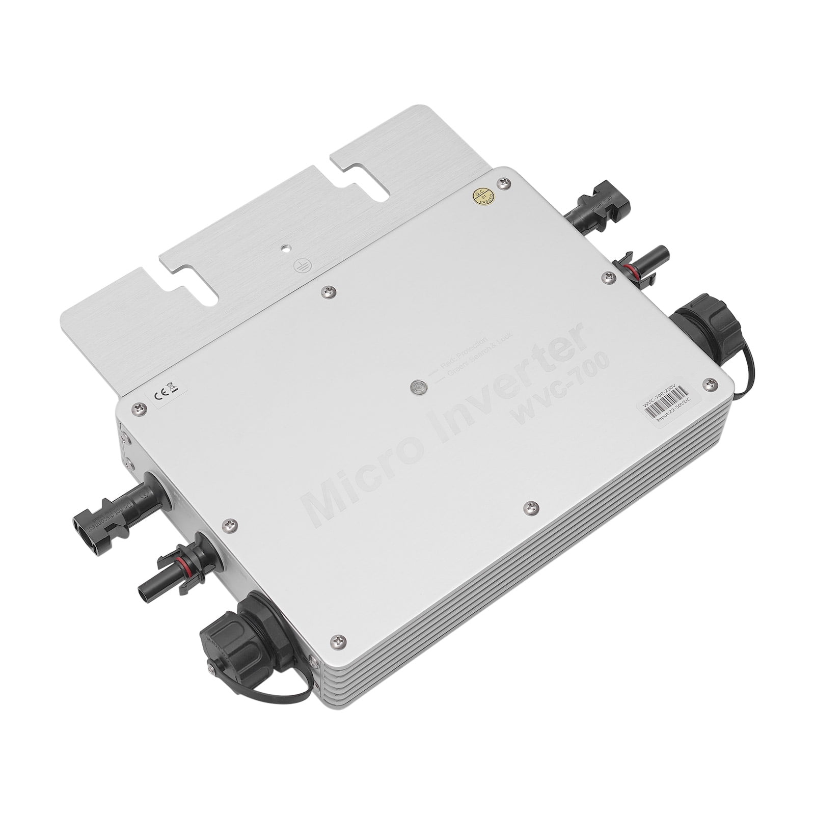 700W Micro Inverter Solar Grid Tie Microinverter IP65 Self Cooling 120V ...