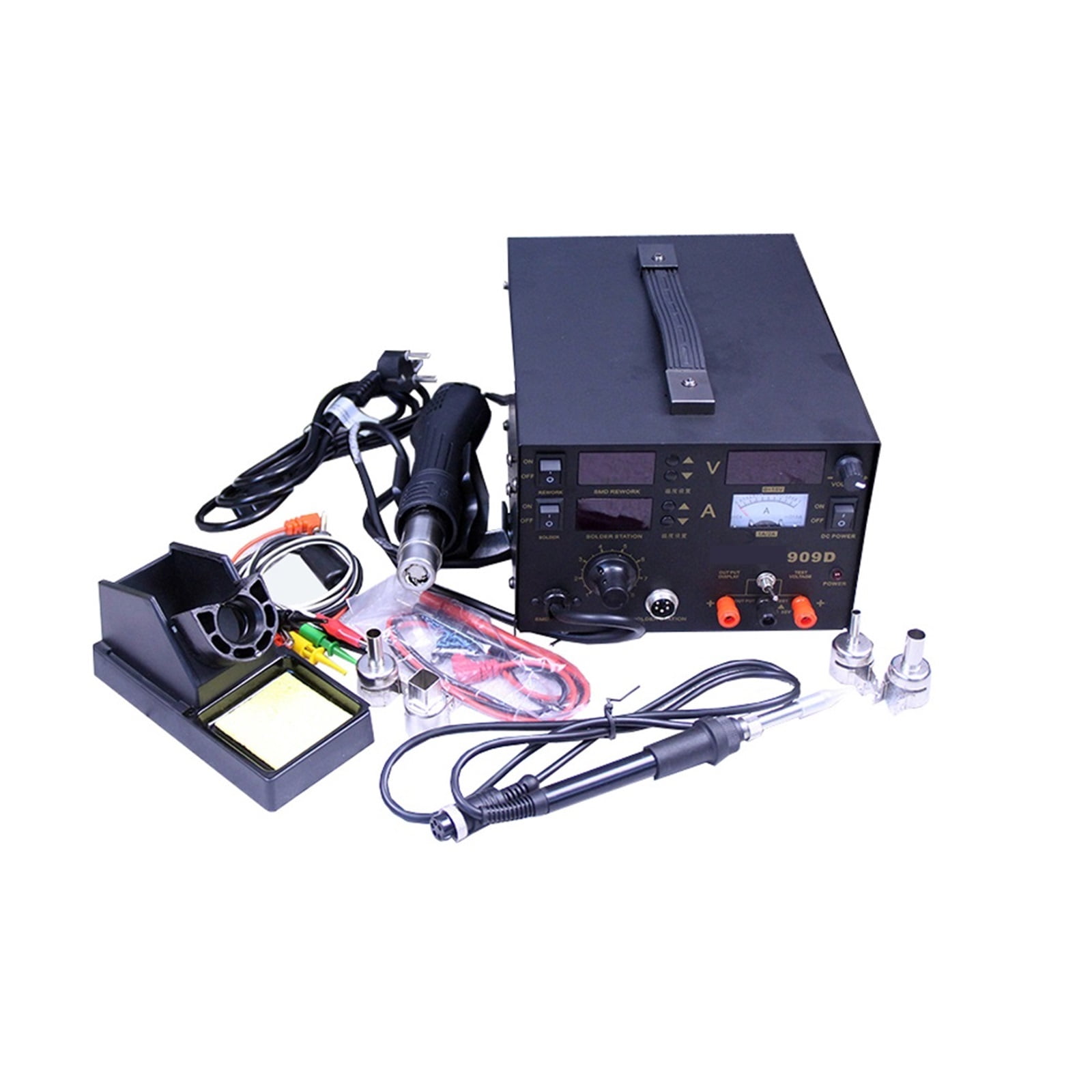 700W Soldering Iron Hot Air Gun Station+Soldering Iron+DC Power Supply ...