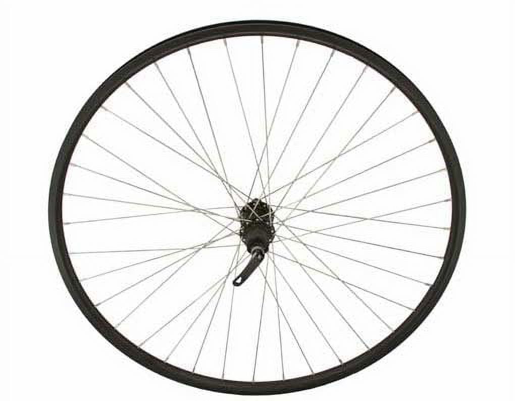 700c Alloy Rear Wheel Cassette 14G W/Q.R Black. Bicycle wheel, bike ...