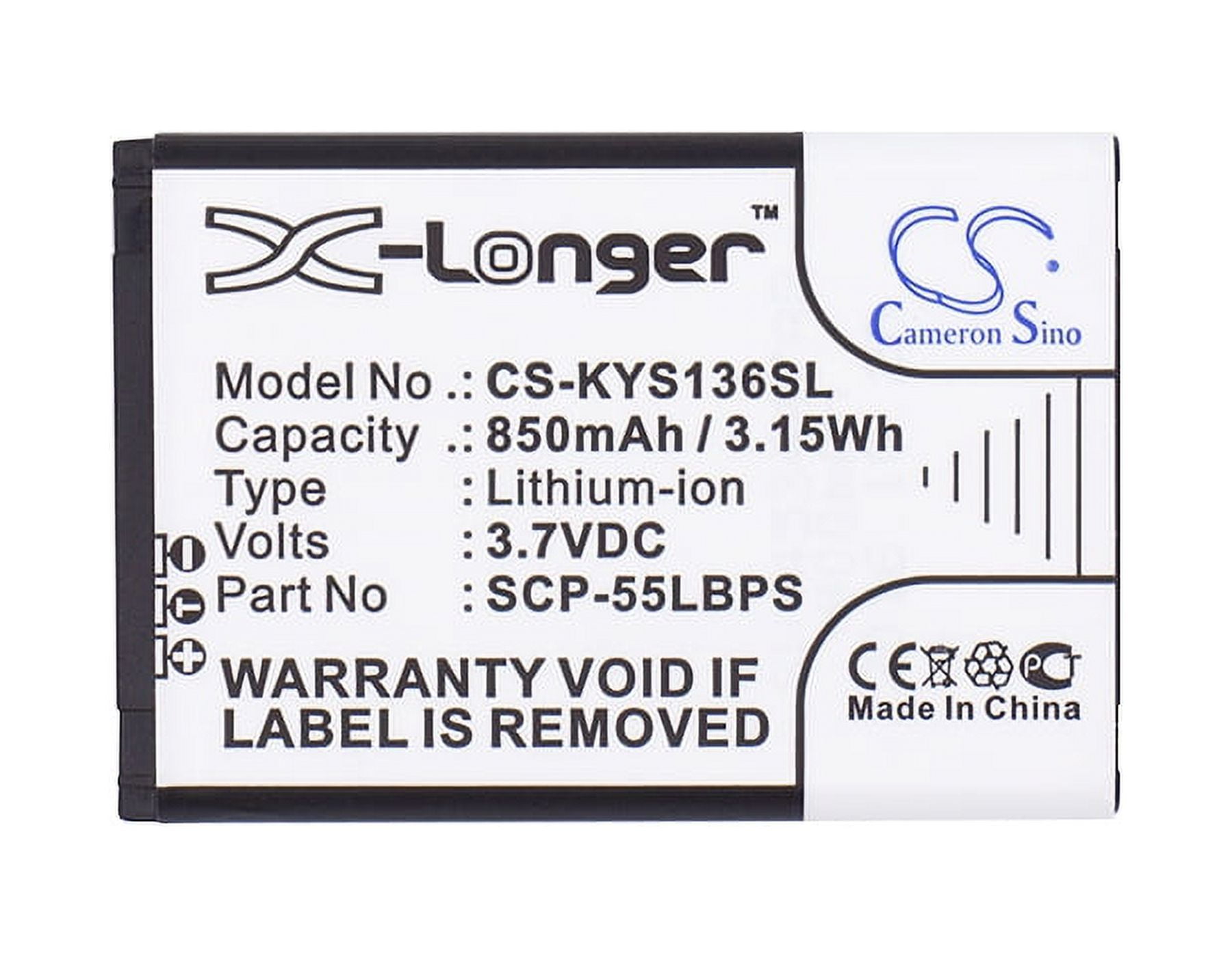 700mAh SCP-55LBPS 5AAXBT067GEA Battery for Kyocera JAX S1360 Rally ...