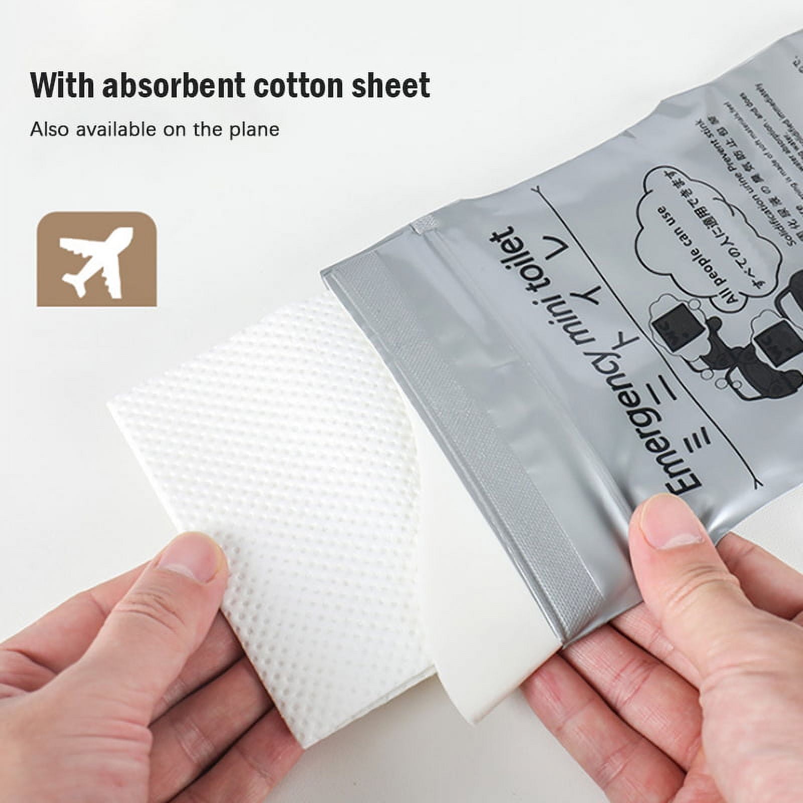 700ml Emergency Pee Bag Portable Disposable Car Urine Vomit Unisex ...