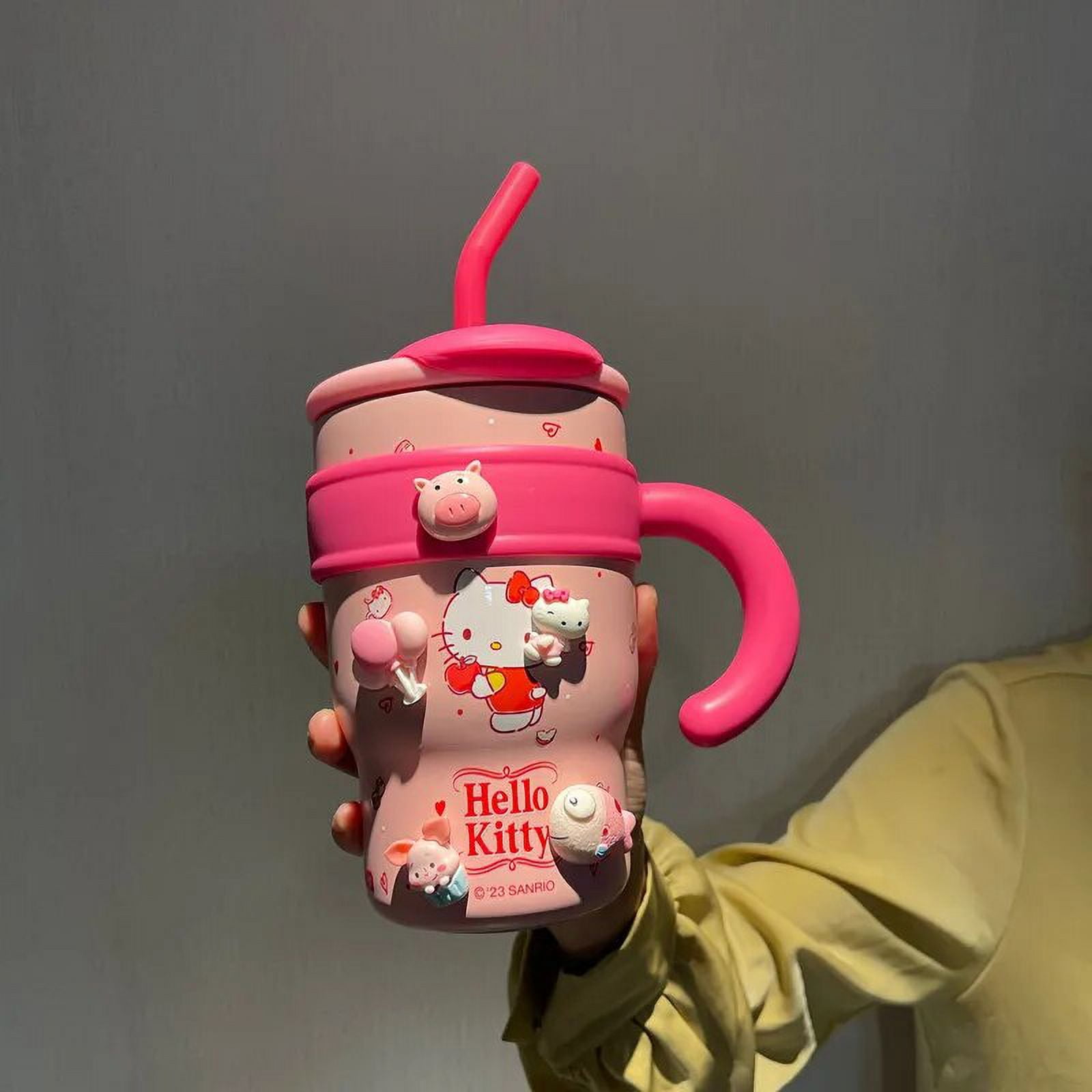 700ml Sanrio Hello Kitty Cinnamoroll My Melody Cute Large-capacity With ...