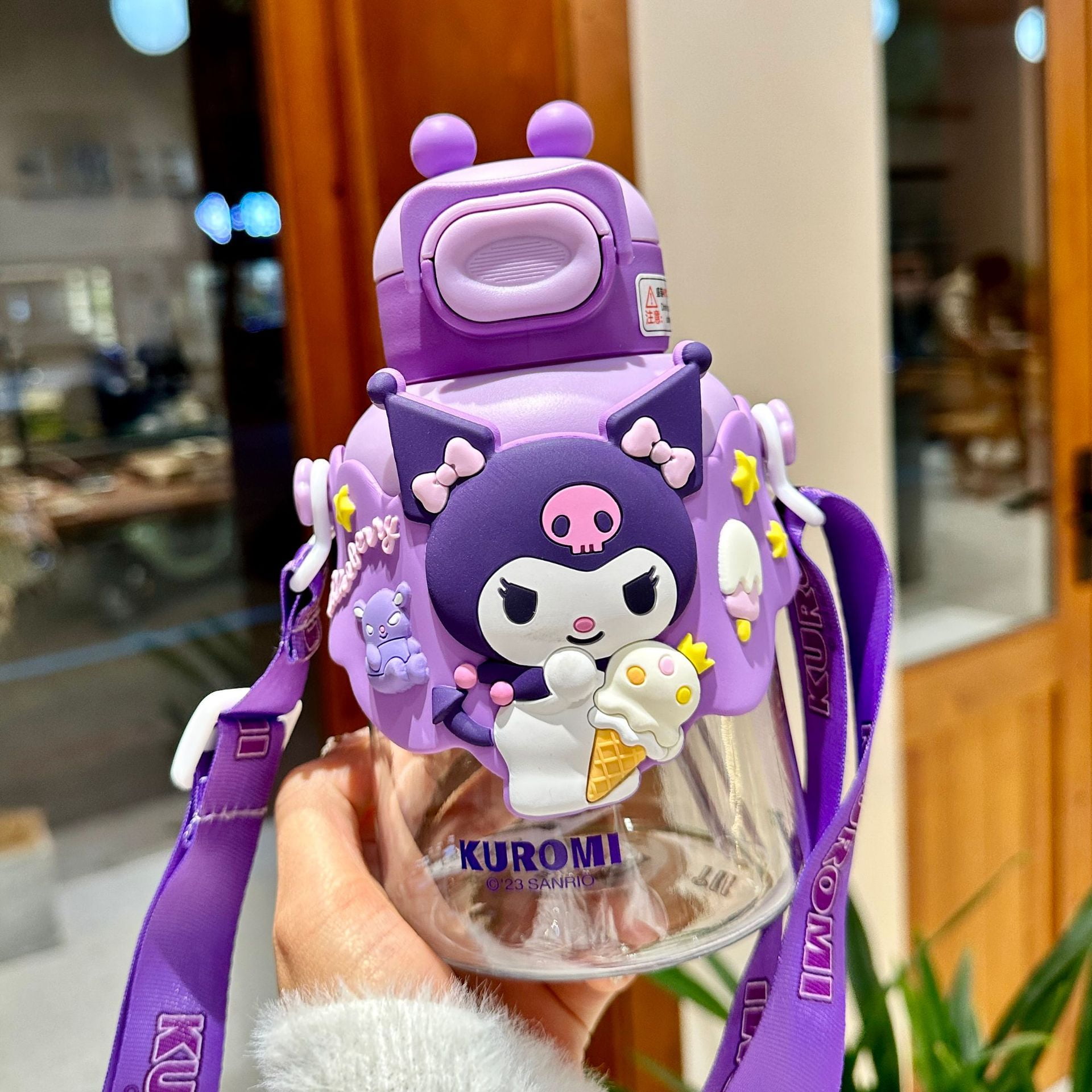 700ml Sanrio Kuromi Melody Hello Kitty Plastic Bottle Drink Cup ...