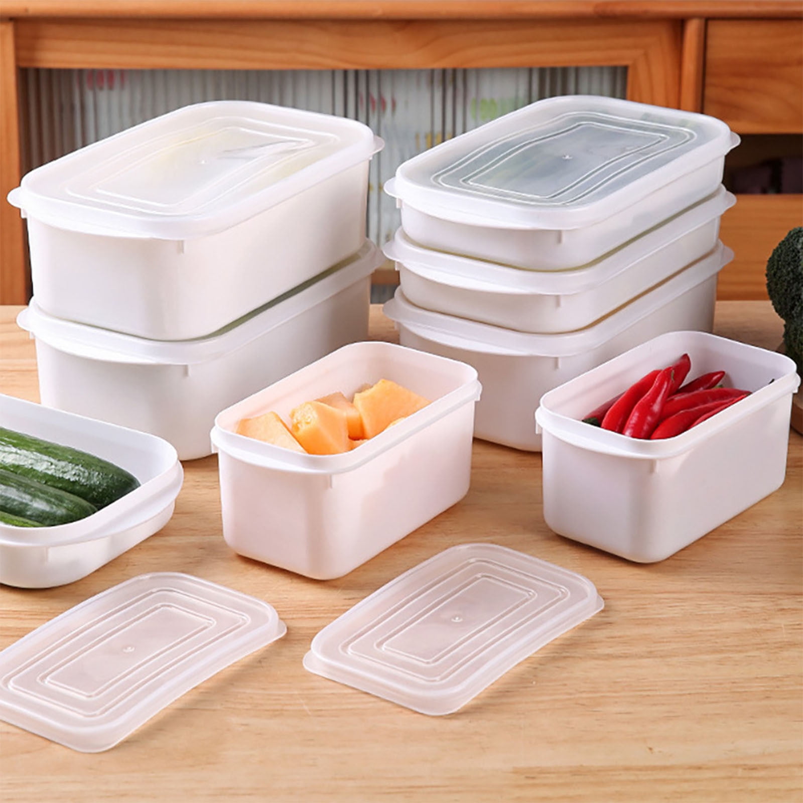 700ml Sealed Non-Leakage Food-Grade Plastic Food Storage Boxes with Lid ...